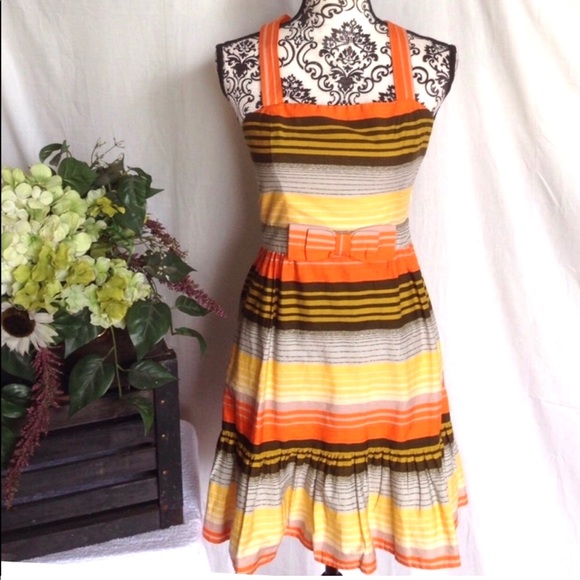 French Connection | Dresses | French Connection Cheerful Striped Dress ...